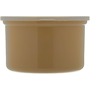 Carlisle FoodService Products Classic Round Storage Container Crock with Lid for Kitchen, Restaurants, Home, Plastic, 1.5 Quarts, Beige