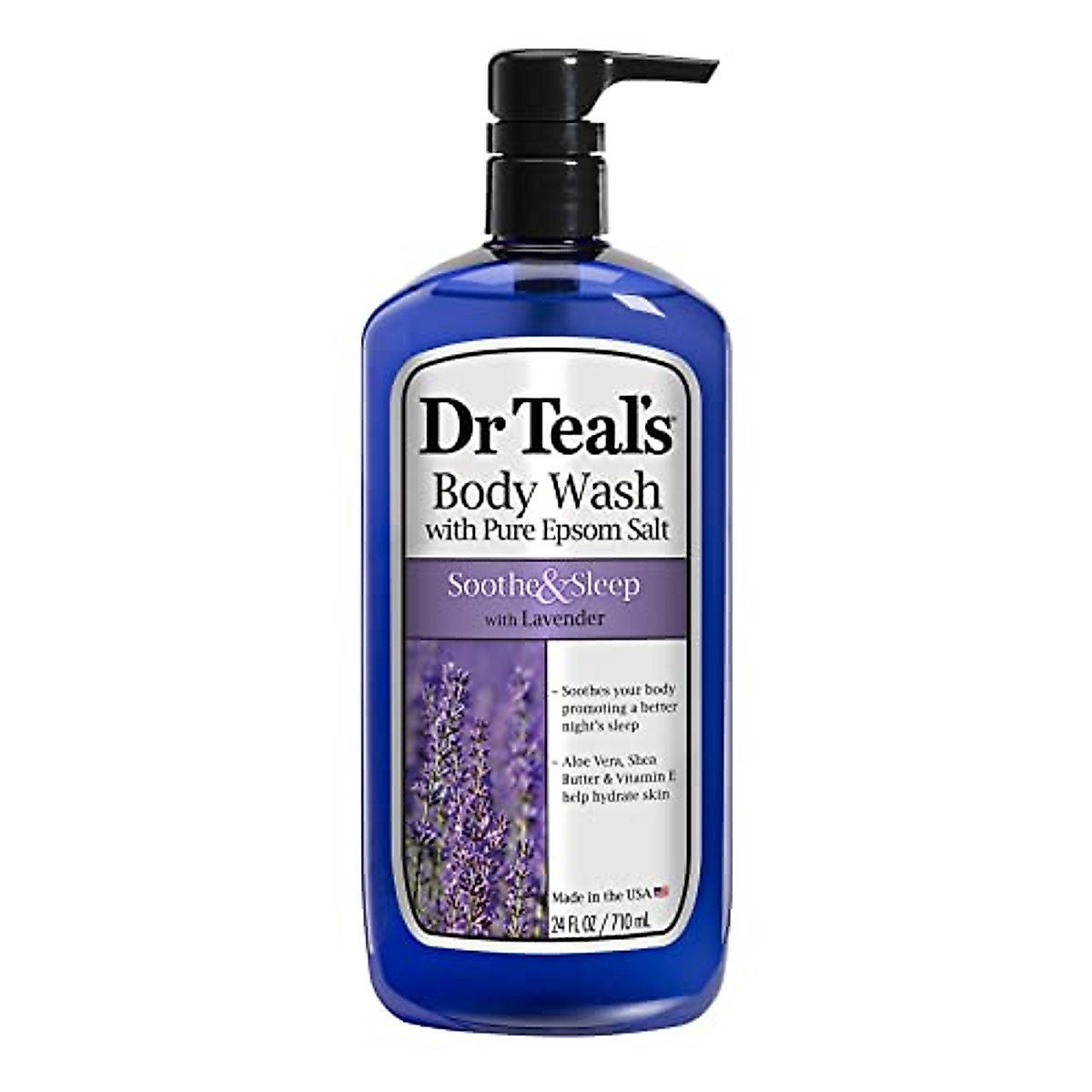 Dr Teals Lavender Body Wash w/Pure Epsom Salt - Bundle w/Dr Teals Lavender Body Lotion! Soothing Set!