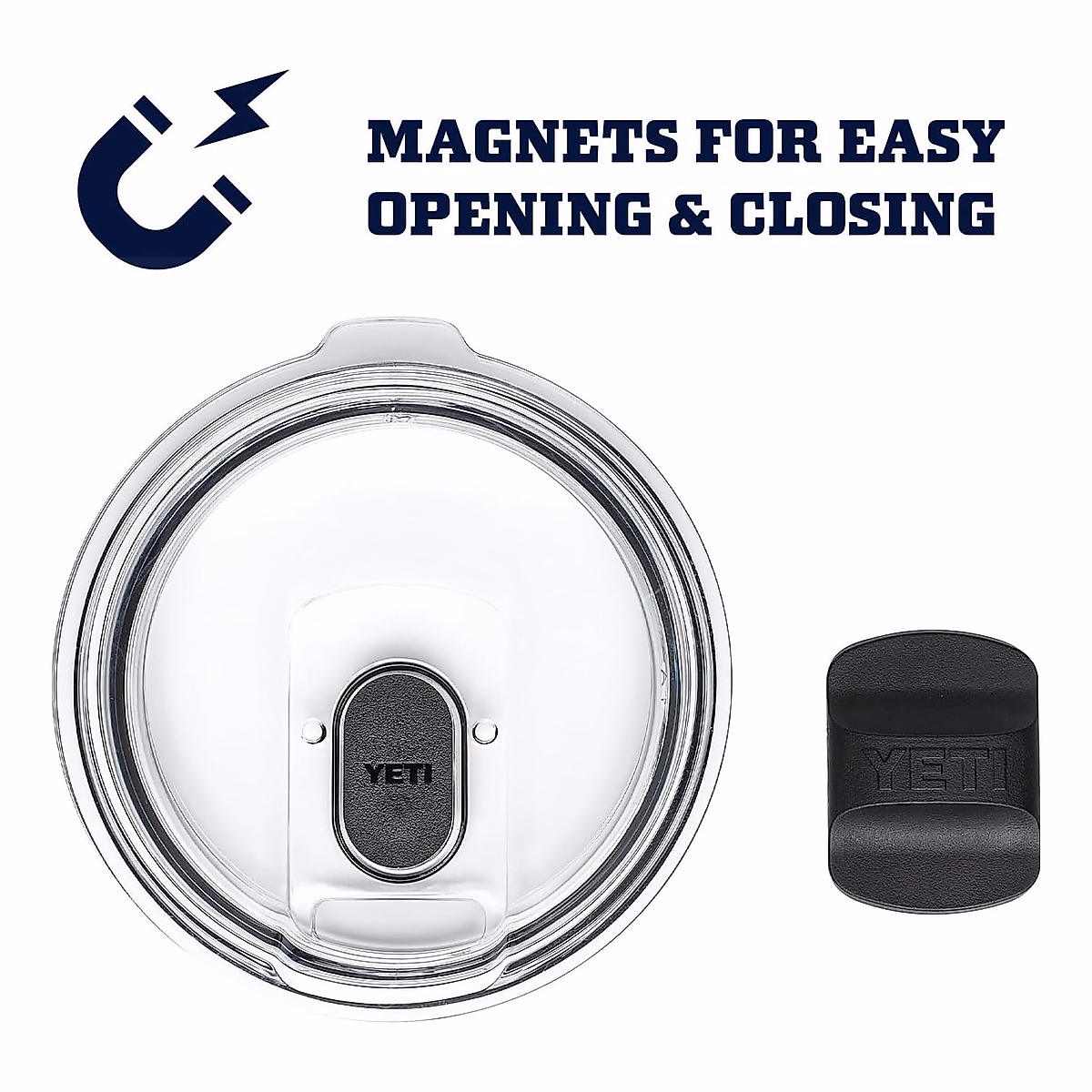 YETI Rambler 30 oz Tumbler, Stainless Steel, Vacuum Insulated with MagSlider Lid, Black Stone