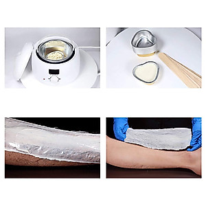 50 Pieces Wooden Wax Applicator Sticks Wooden Wax Applicator Sticks Spatulas Wooden Waxing Craft Sticks Spatulas Wooden Spatulas Applicator for Eyebrow Nose Face Body Hair Removal