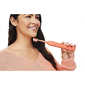 Ooak Electric Toothbrush with 5 Brushing Modes with 2 Advanced Heads - Coral