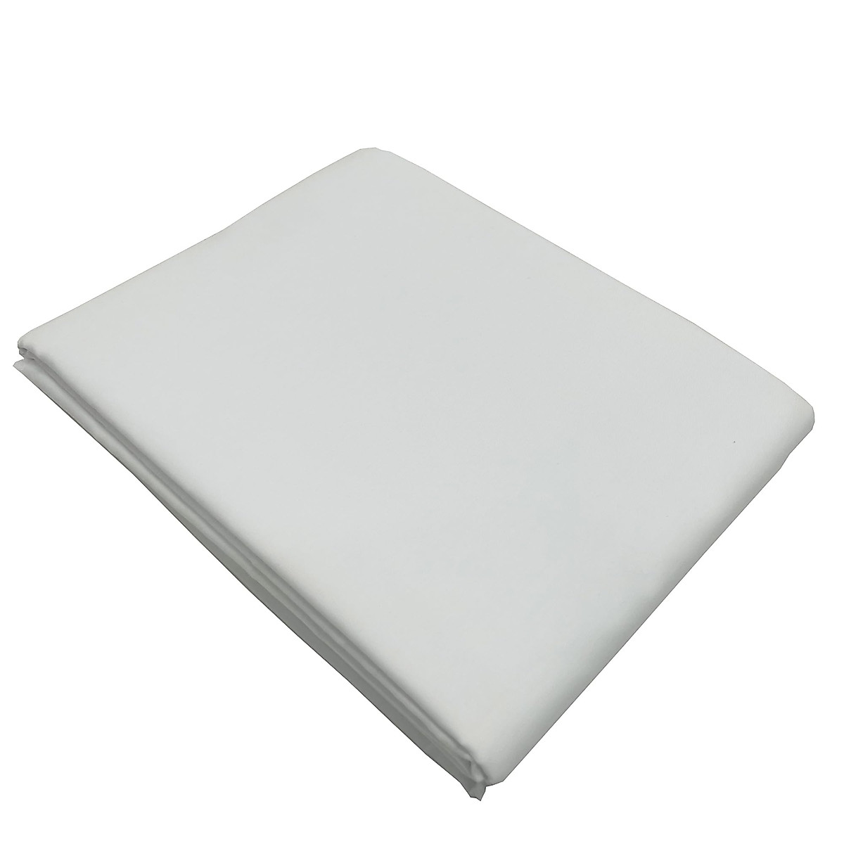 LUMANSUO 100% Cotton Fabric by The Yard，Quilting Fabric for Sewing,Crafts,Embroidery,Quilt Backing, Width 64 inches by Length 4 Yards White Muslin Fabric