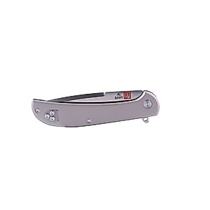 Al Mar AMK4114 Ultralight Hawk Framelock Satin Titanium Folding Pocket Knife