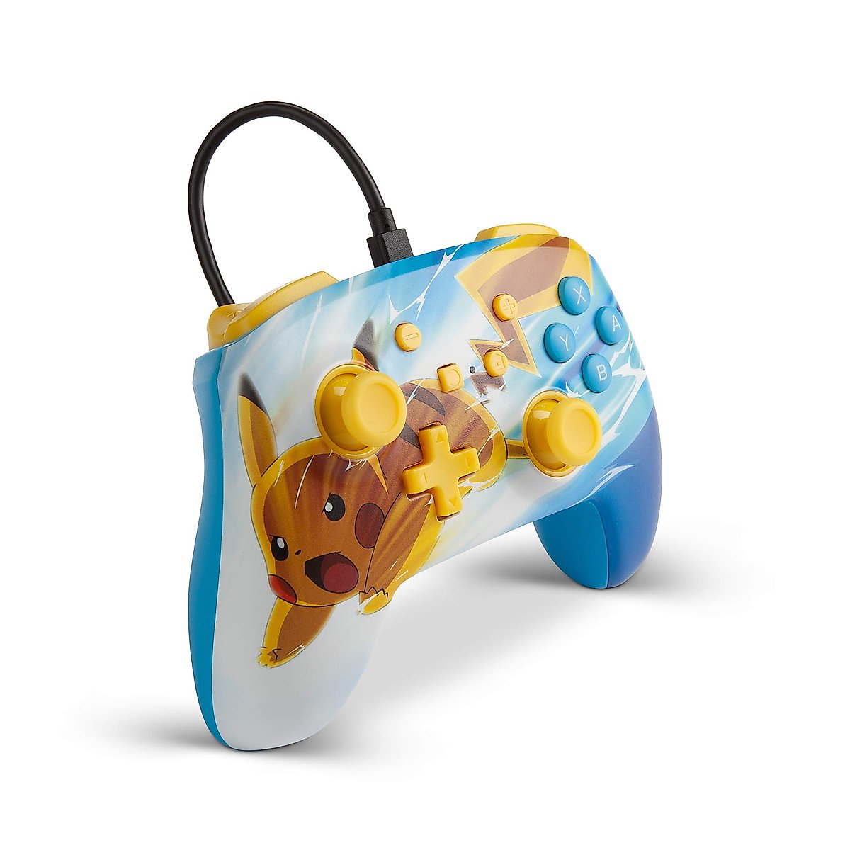 PowerA Enhanced Wired Controller for Nintendo Switch - Pokémon: Pikachu Charge, Gamepad, game controller, wired controller, officially licensed