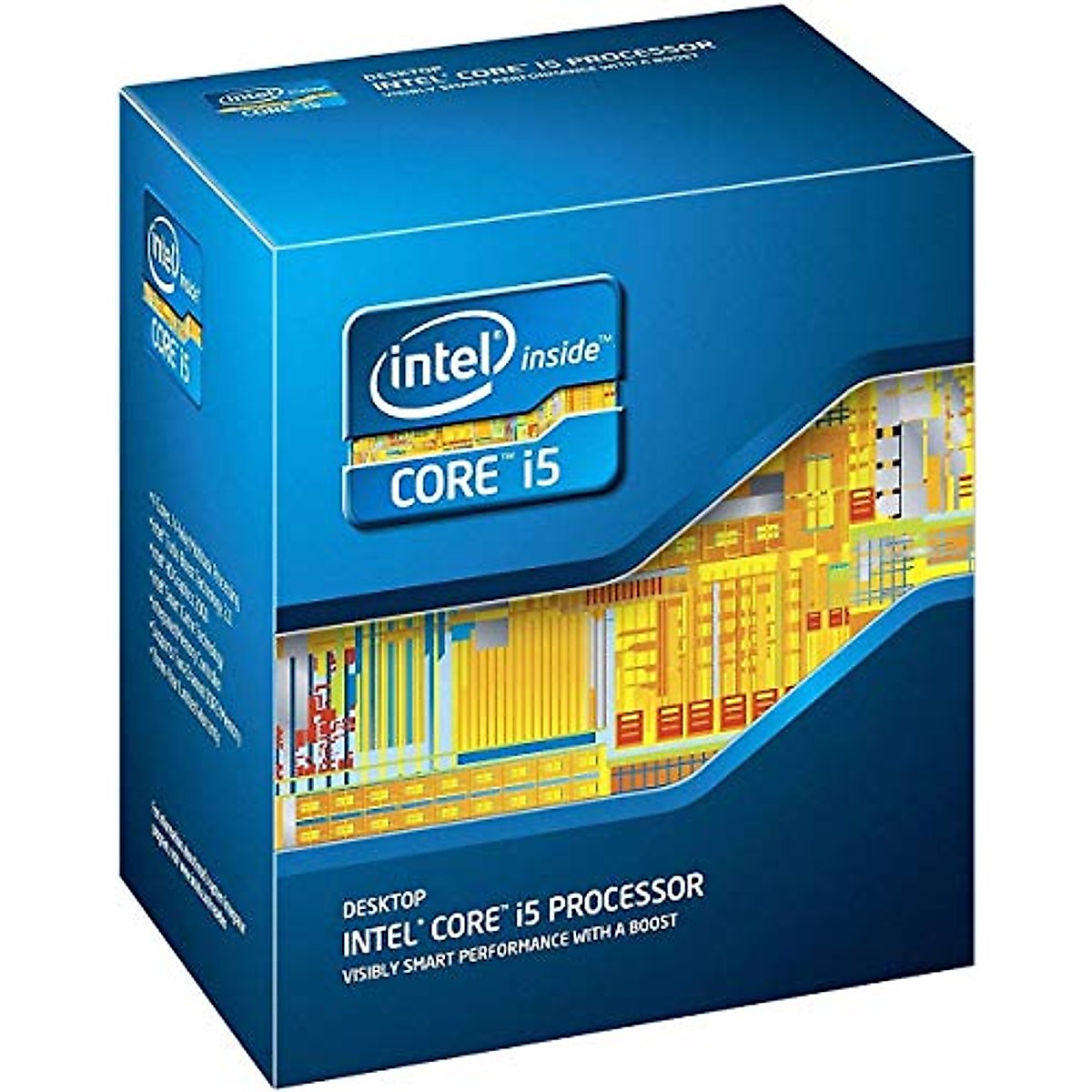 Intel Core i5-2500 Quad-Core Processor 3.3 GHz 6 MB Cache LGA 1155 - BX80623I52500 (Renewed)
