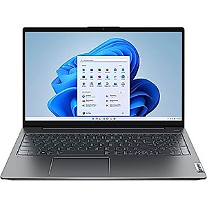 2022 Lenovo IdeaPad 5i Laptop 15.6'' FHD IPS Touch 12th Intel i7-1255U 10-Core Iris Xe Graphics 16GB DDR4 512GB SSD WiFi 6 Fingerprint Sensor Backlit Keyboard Win 10 Home w/RATZK 32GB USB Stormy Grey
