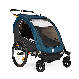 Burley Design Bike Trailer 2-Wheel Stroller Kit, Black/Silver