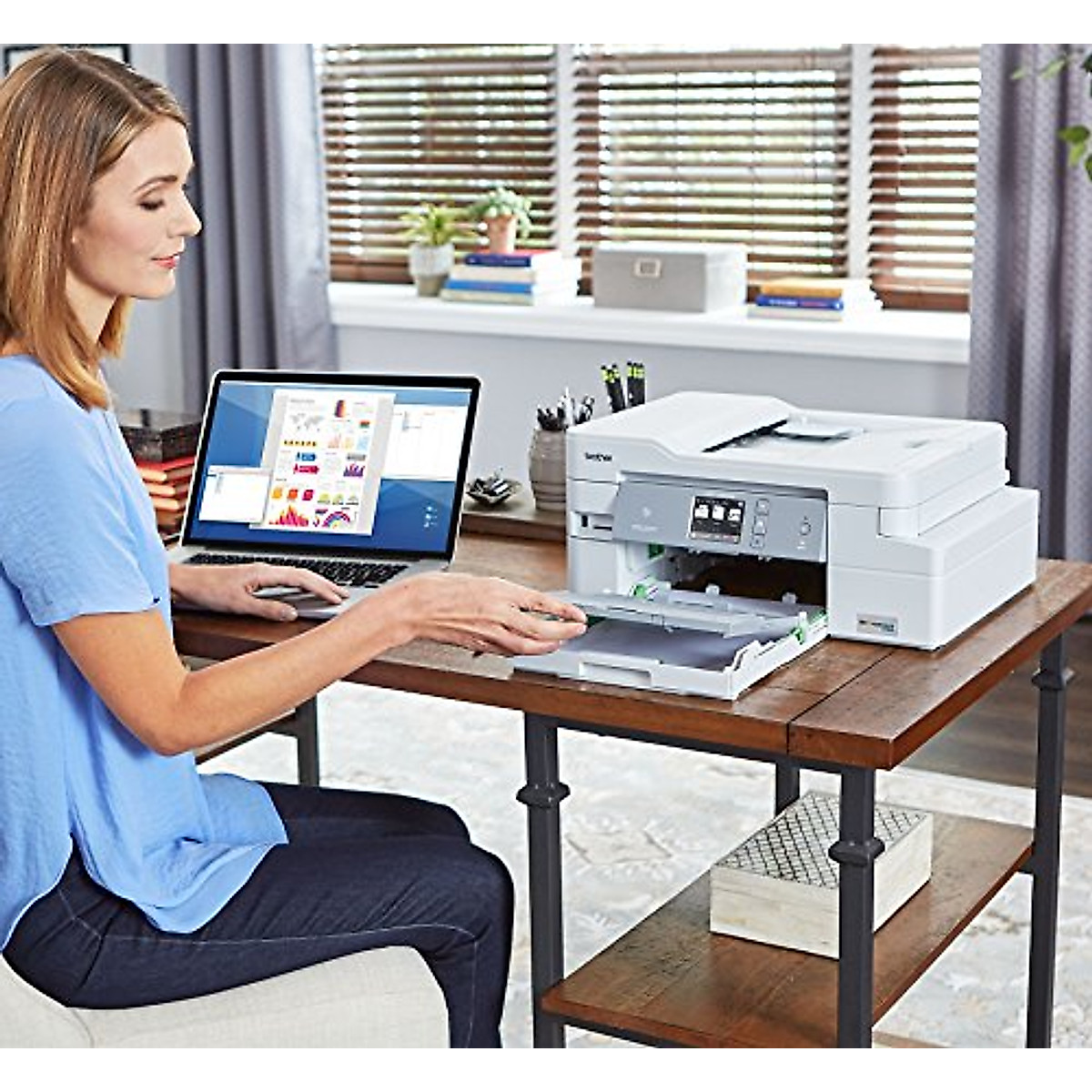 Brother MFC-J995DW INKvestmentTank Color Inkjet All-in-One Printer with Mobile Device and Duplex Printing, Up To 1-Year of Ink In-box, Amazon Dash Replenishment Ready