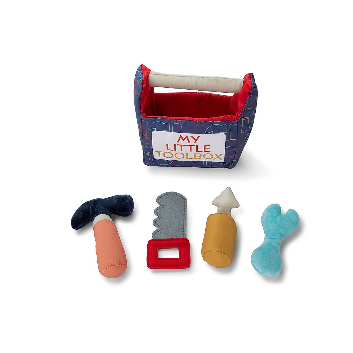 Simple Joys by Carter's Unisex Babies' Plush, Toolbox Playset, Standard