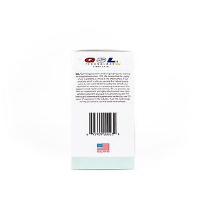 GSL Technology | Acidophilus Probiotic | 100 Million Active Organisms | Dietary Supplement for Gut Health | Made in The USA | 3 Pack of 60 Count (180 Capsules Total)