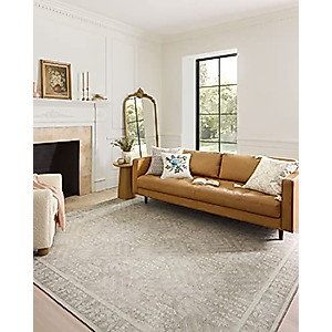 Rifle Paper Co. x Loloi Maison Collection MAO-02 Bough Natural 7'-6" x 9'-6" Area Rug