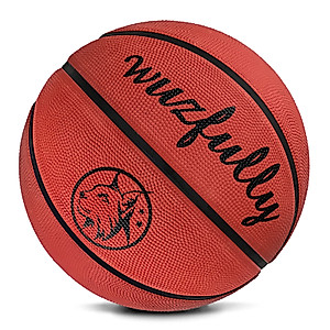 Wuzfully Youth Basketball Size 5 (27.5 Inch) Kids Basketball for Boy and Girls Indoor Outdoor Pool Play Games,Training Basketballs