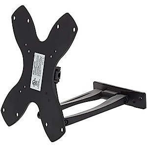 Monoprice Stable Series Full-Motion Articulating TV Wall Mount Bracket for TVs 23in to 42in Max Weight 44lbs Extension Range of 1.8in to 13.0in VESA Patterns Up to 200x200 UL Certified