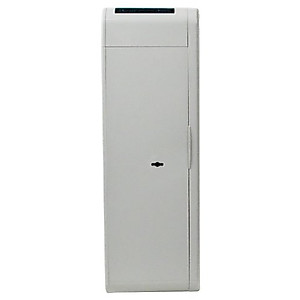 Janibell MPV10A ABS 2-Gallon Touchless and Hygienic Sanitary Napkin Disposal System, Rectangular, 5-1/2" Width x 11-1/4" Depth x 16-1/2" Height, Gray