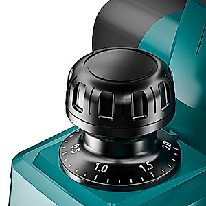 DNTI-20v 3-1/4-Inch Cordless handheld Planer Brushless battery portable wood planer Planer for Woodworking Power Wood Planer for Home DIY Lithium-Ion 4.0Ah Battery and Charger