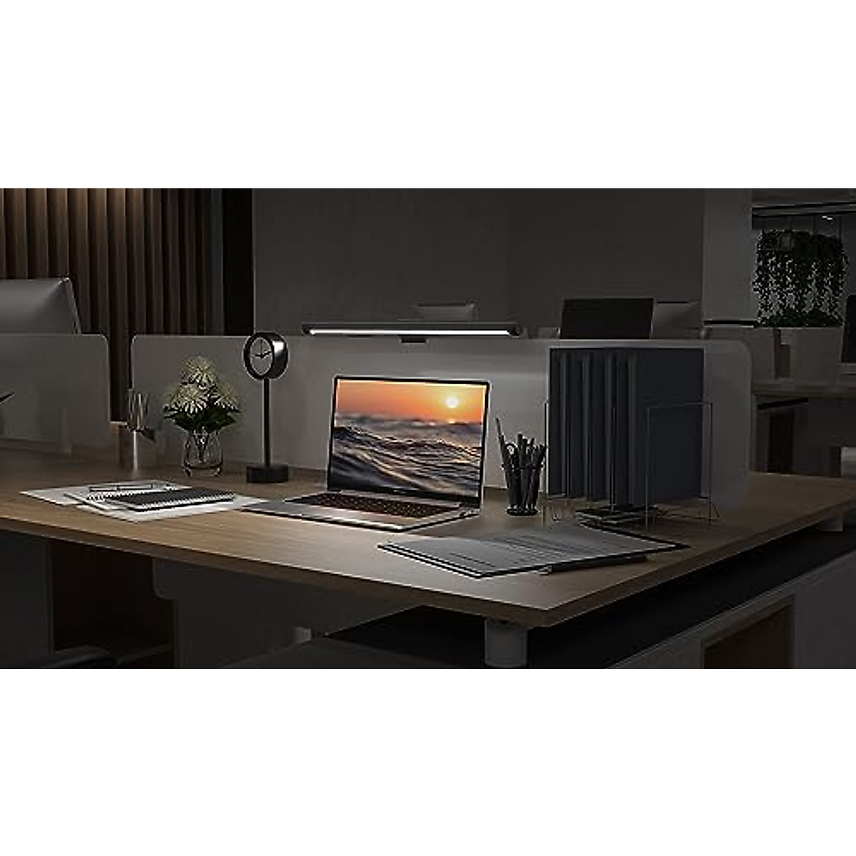 Xiaomi Mi Computer Monitor Light Bar - Easy Installation, Extra Computer Lighting w/o Taking Desktop Space, w/Wireless Remote Control Adjusting Lights Easily