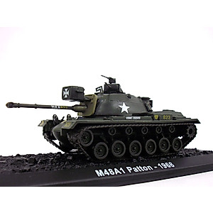 M48 Patton Tank 1/72 Scale Die-cast Model