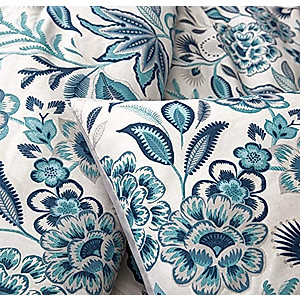 Tahari Home - Full Comforter Set, 3-Piece Bedding with Matching Shams, Stylish Home Decor (Val Blue, Full/Queen)