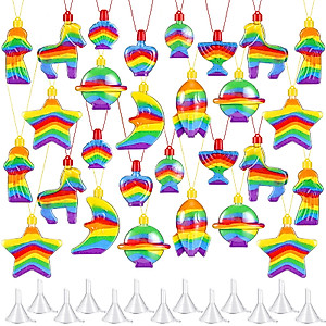 Uiifan 200 Pcs Sand Art Bottle Necklaces Bulk Sand Art Craft Kits for Kids Sand Art Containers for Crafts Supplies Fun Collection Bottles for DIY Art Activity Group with Plastic Funnels