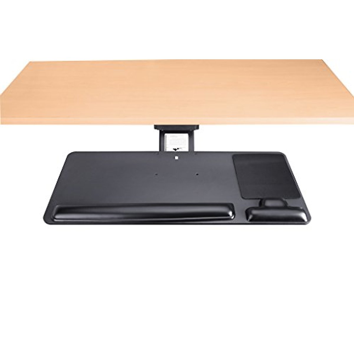 Adjustable Keyboard Tray Ergonomic Design Standard Under Desk Platform Large Space Track CARTMAY