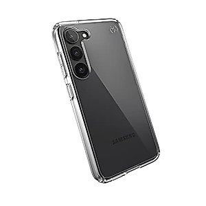 Speck Products Presidio Perfect Clear Case Fits Samsung Galaxy S23, Clear/Clear