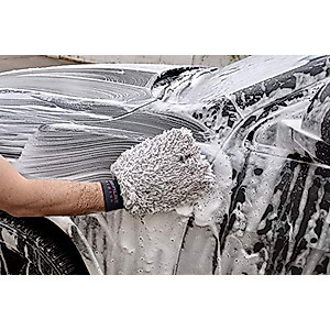 Redline Finish - The Boss Ultimate Microfiber Wash Mitt - 11x6 inches, Ultra Soft, Scratch and Swirl Free Washing