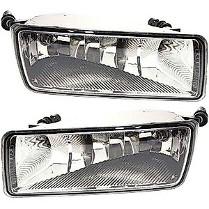 Evan Fischer Front Fog Light Set of 2 Compatible With 2006-2010 Ford Explorer, Fits 2007-2010 Ford Explorer Sport Trac OE comparable With bulb(s) Driver and Passenger Side