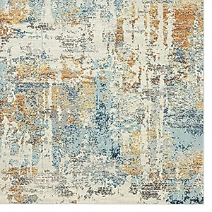 LUXE WEAVERS Artistic Distressed Multi 5x7 Abstract Area Rug, Stain Resistant Carpet