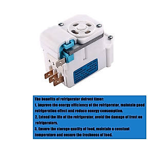 Efficient Refrigerator Defrost Timer, TMDF603AD1/TMDF704ED1/TMDF706CD1/TMDE802ZC1/TMDF702ZD1/TMDE706SC Defrosting Kitchenware Refrigerator Defrost Timer (TMDE706SC)