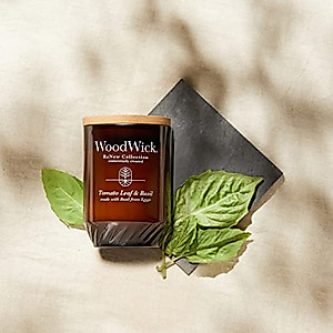 WoodWick® Renew Large Candle, Tomato Leaf & Basil, 13 oz.