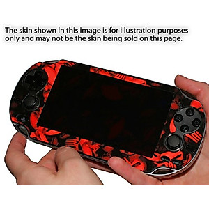 WraptorSkinz Vinyl Wrap Skin Brushed Metal Red Compatible with Sony PS Vita