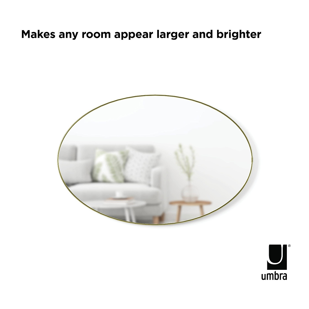 Umbra Hubba Oval Mirror