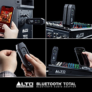 Alto Professional Bluetooth Total 2 - XLR Equipped Rechargeable Bluetooth Receiver For Mixing Desk / Audio Mixer Setups and Active PA systems