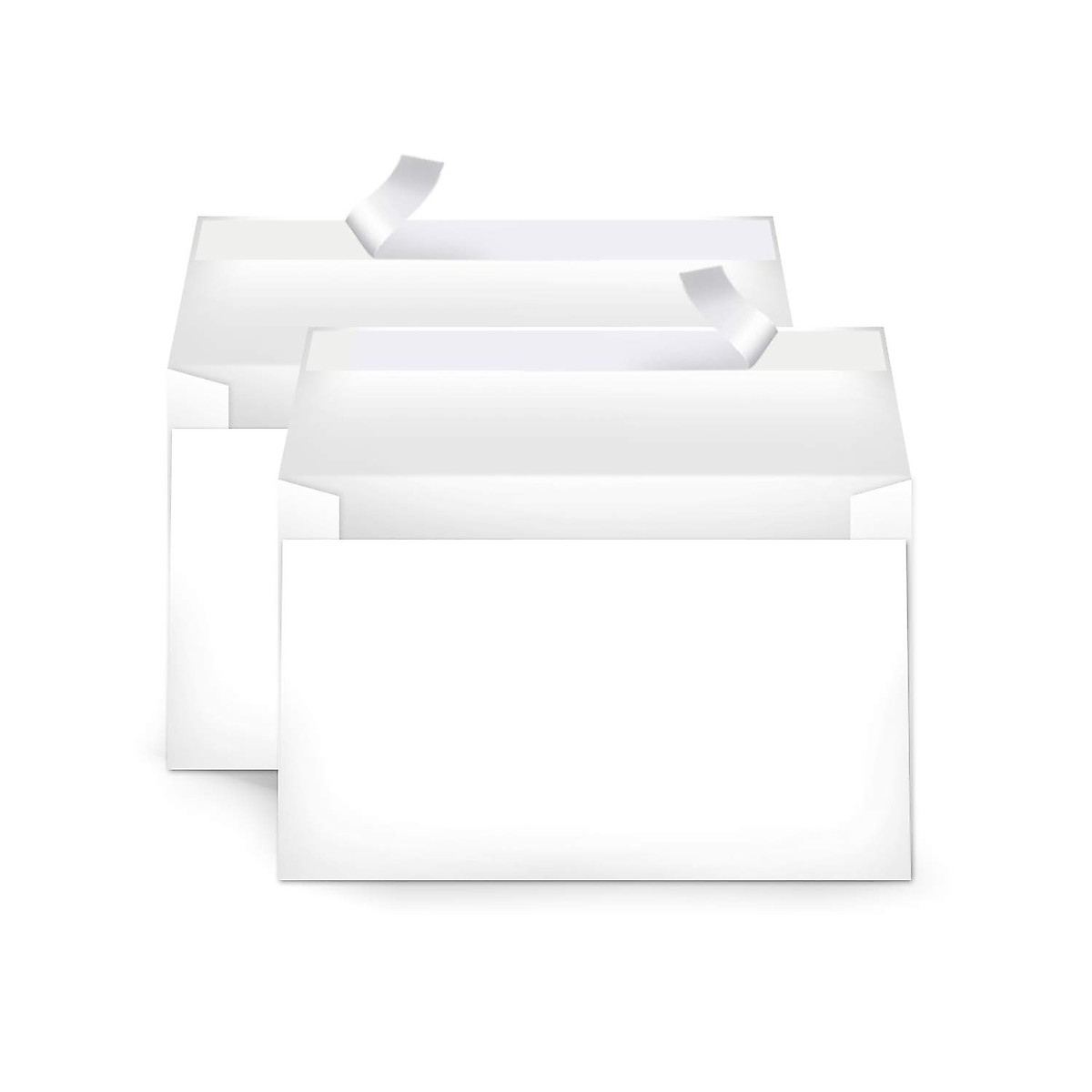 Amazon Basics A9 Blank Invitation Envelopes with Peel & Seal Closure, 5-3/4 x 8-3/4 Inches, White - Pack of 100