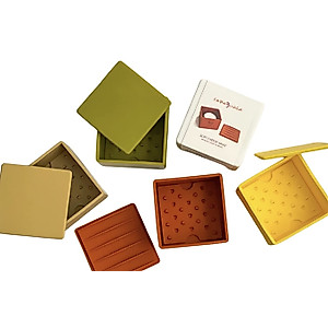 CapaBunga Cheese Vault for Soft Cheese - Reusable Artisan Cheese Storage Container for Fridge - Food Grade Silicone Cheese Container 5x5x3.5” - Easy to Clean Cheese Keeper for Refrigerator – White