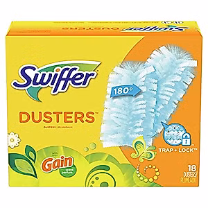 Swiffer 180 Dusters, Ceiling Fan Duster, Multi Surface Refills with Gain Scent, 18 Count