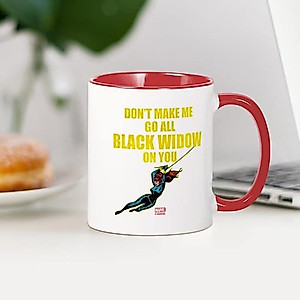 CafePress Black Widow Mother's Day Mug Ceramic Coffee Mug, Tea Cup 11 oz