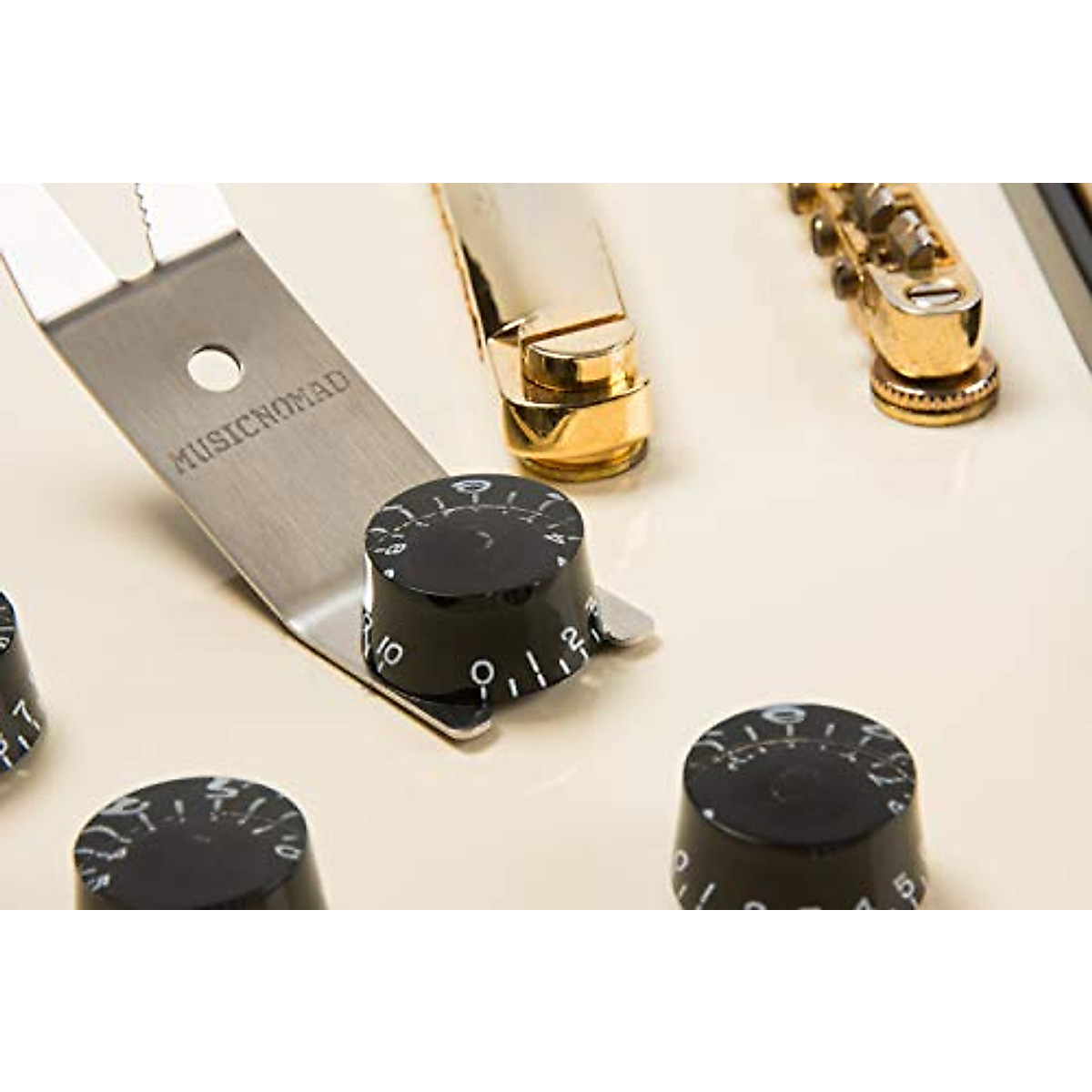 MusicNomad Premium Spanner Wrench with Microfiber Suede Backing (MN224)