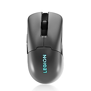 Lenovo Legion M600s RGB Wireless Gaming Mouse – 19,000 DPI, 6 Programmable Buttons, 70 Hours Battery Life, Tri-Mode Connectivity (2.4 GHz, Bluetooth, Wired), (Iron Grey)