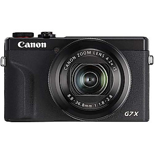 Canon PowerShot G7 X Mark III Digital Camera with 64GB U3 SD Memory Card + Accessory Bundle