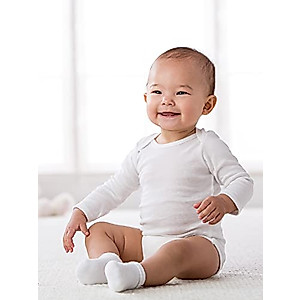 Gerber Unisex Baby 12-Pair Sock Bundle white 0-3 Months