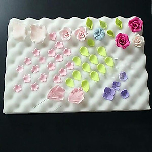 Guoshang Fondant Sponge Pad Mould,Waves Foam Tray Handmade Paste Cake Baking Kitchen Tools