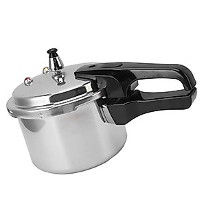 Glomora Mini Pressure Cooker, Small Pressure Cooker,3L Aluminum Alloy Pressure Cooker Mini Pressure Cooker,18cm Single Bottom Gas Dedicated for Gas Stove Induction Cooker