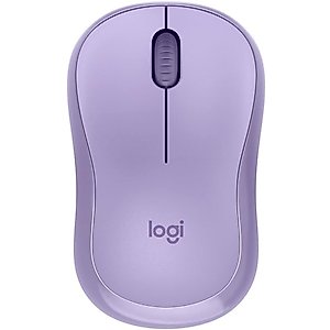 Logitech Silent Wireless Mouse, 2.4 GHz with USB Receiver, 1000 DPI Optical Tracking, 18-Month Battery, Ambidextrous, Compatible with PC, Mac, Laptop, Lavender (Renewed)