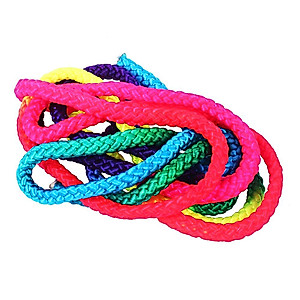 Gymnastics Rope,Rainbow Color Rhythmic Gymnastics Rope Solid Competition Arts Training Rope