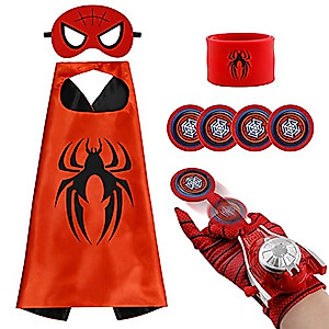 RioRand Superhero Capes for Kids Set Superhero Toys for Boys Girls Party Supplies Christmas Halloween Gifts