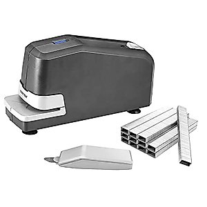 Bostitch Office Impulse Heavy Duty Electric Stapler Value Pack, 30 Sheet Capacity, Includes 5,000 Staples & Staple Remover, No-Jam, Faster Stapling, Black