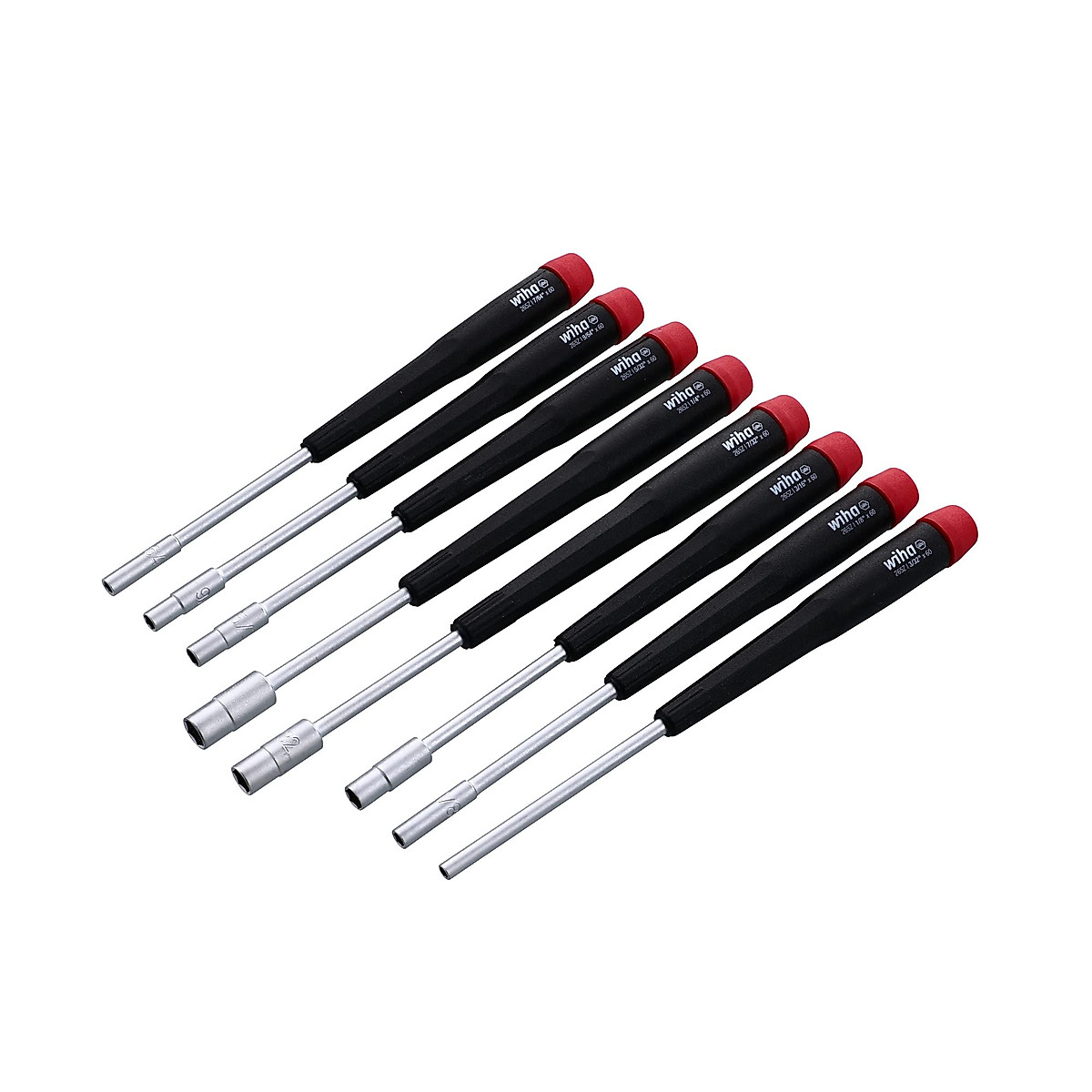 Wiha 26591 Precision Inch Nut Driver Set, 8 Piece