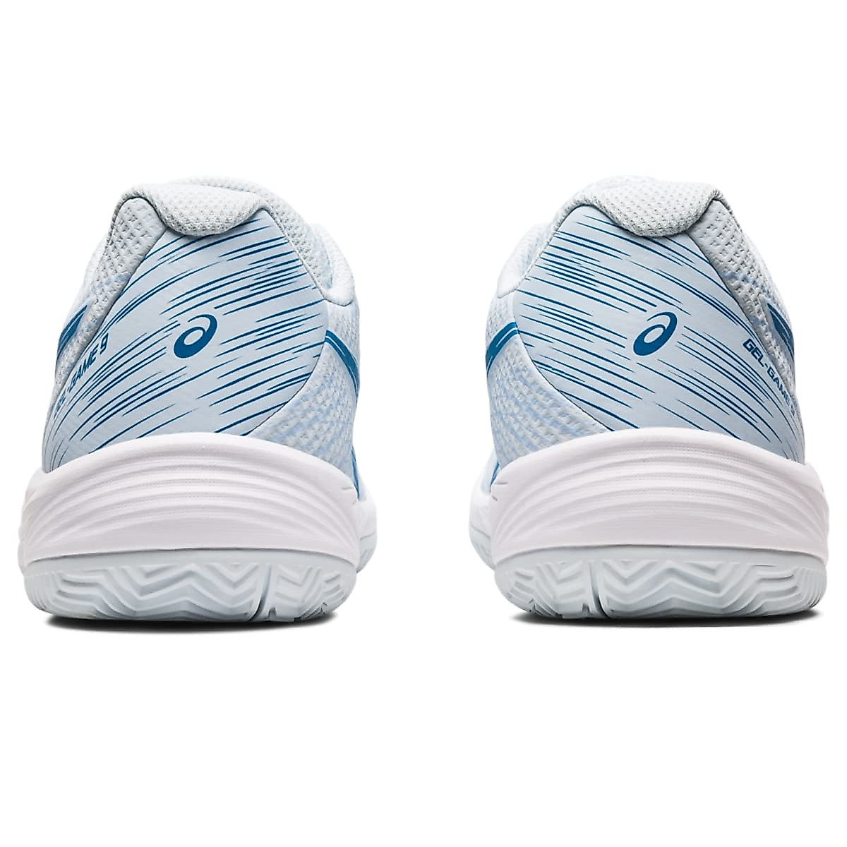 ASICS Women's Gel-Game 9 Clay/OC Tennis Shoes, 7, Sky/Reborn Blue