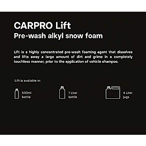CARPRO Lift - 500ml - Pre-Treat Foam Wash, Dissolves and Lifts Away a Large Amount of Dirt and Grime in a Completely Touchless Manner